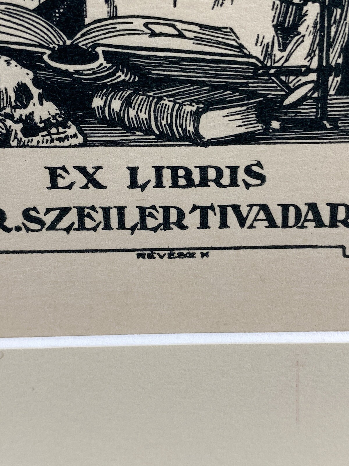 Antique Erotic Bookplate Ex Libris Hungarian 1930s Revesz Matted | eBay