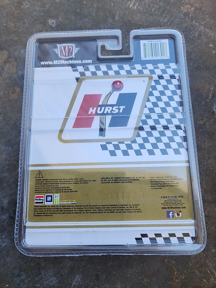 M2 MACHINES HURST 1967 CHEVY NOVA GASSER HURST PRODUCT WHITE PAINT 1 OF ...