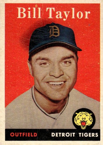 1958 Topps Set-Break #389 Bill Taylor VG-FAIR *RASCOCARDS* | eBay