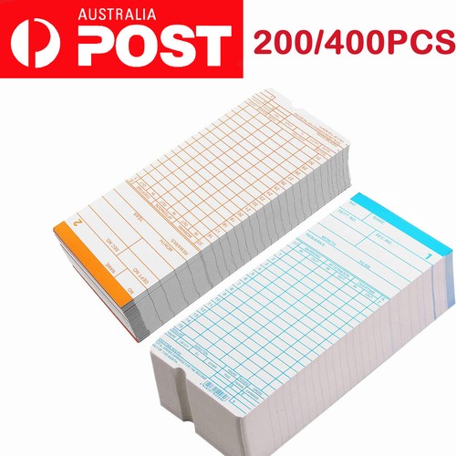 200/400X Monthly Payroll Cards For Employee Time Attendance Bundy Clock ...