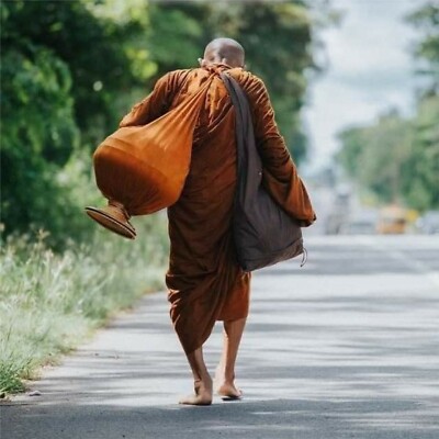 Real Authentic Monk Bag Buddhism Dharma Shoulder Bag Buddhist Thai ...