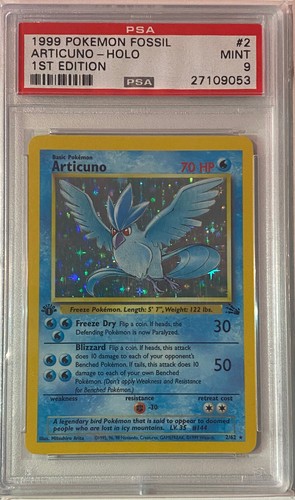 Articuno 2/62 1st Edition Fossil Holo Pokemon Card | eBay
