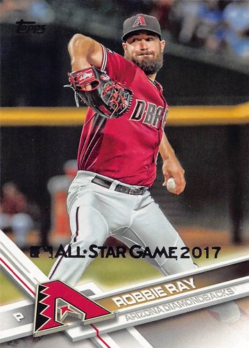 Robbie Ray 2017 Topps All-Star 435 Arizona Diamondbacks Baseball Card ...