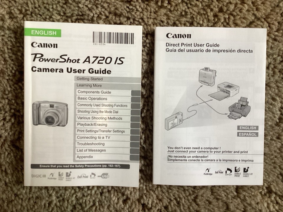 Canon PowerShot A720 IS Digital Camera 8.0 MP 6x Optical Zoom ~READ! | eBay