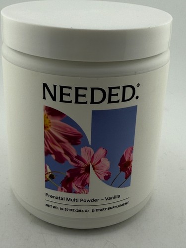 Needed. Vanilla Multivitamin Powder with Choline for Prenatal 2/2026 | eBay