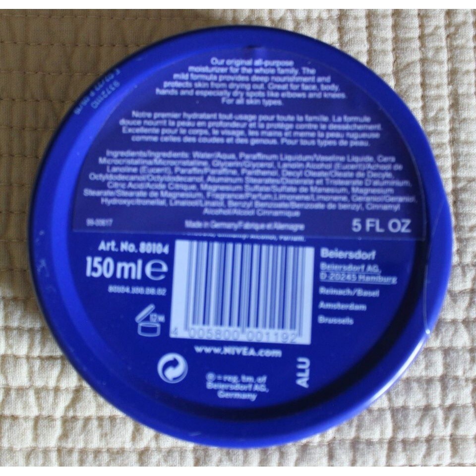 3 Nivea Tin 150 ml Cream Moisturizing Body, Hand Face Original German ...