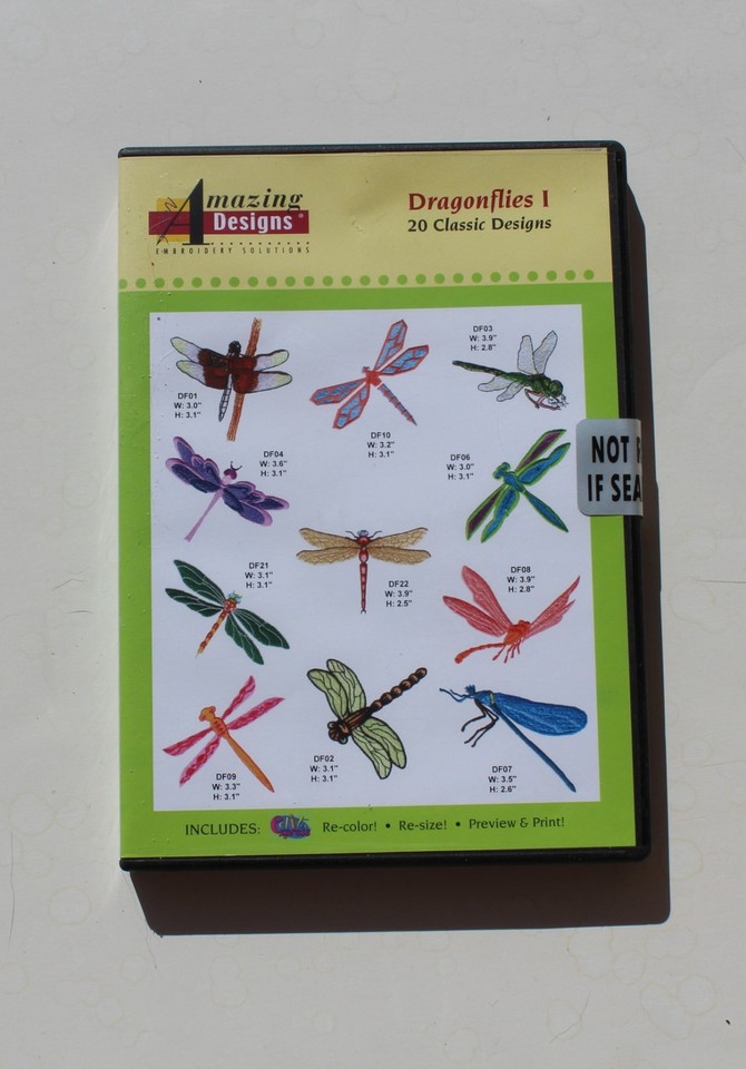 AMAZING DESIGNS Machine Embroidery CDs (YOU CHOOSE) - NEW ( buy more ...