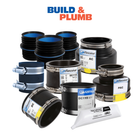 Fernco Flexible Rubber Reducer Coupling Adaptor Pipe Connector Flexseal ...