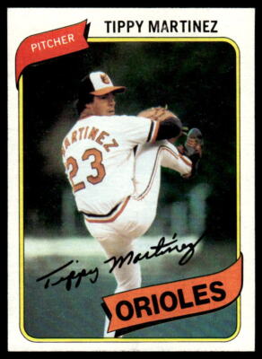 1980 Topps Tippy Martinez #706 Baltimore Orioles Baseball Card | eBay