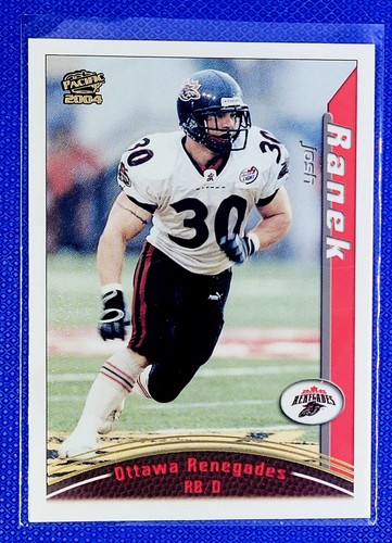 2004 Pacific CFL - Red #71 Josh Ranek (RC) for sale online | eBay