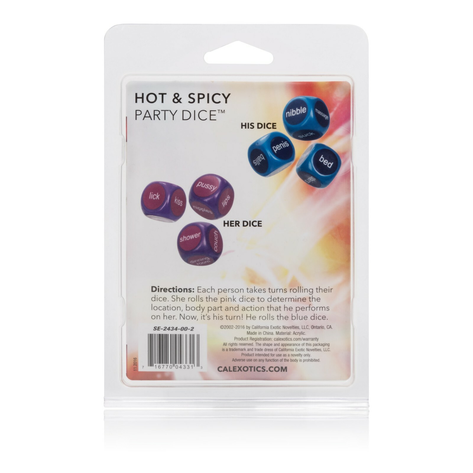 Hot and Spicy Dice Game - Couples Foreplay Fun | eBay