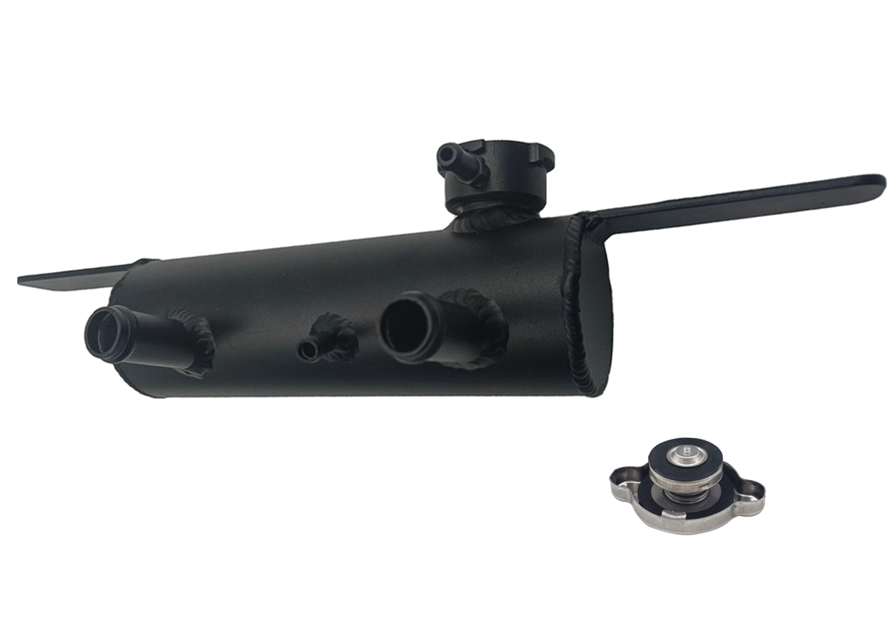 Aluminum Radiator Drag Water Tank Coolant Overflow Bottle For YAMAHA ...