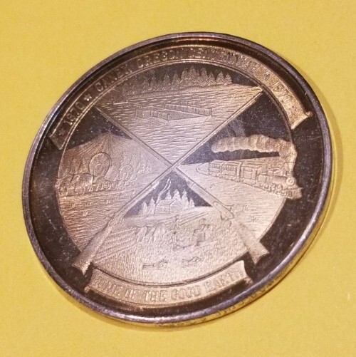 Oregon Centennial Good For 50 Cents in Trade Canby Union Bank Token ...