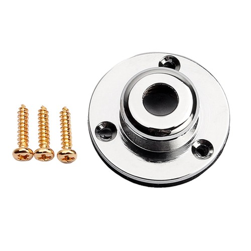 Three Holes Tail Acoustic Guitar Strap Adapter Button for Endpin Jack ...