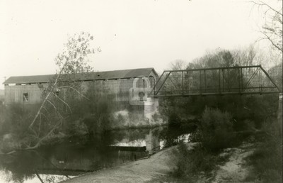 Haw Creek Covered Bridge nr Azalia Indiana RPPC Photo Postcard COPY | eBay