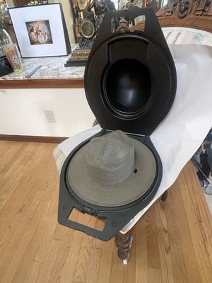 Stratton Park Ranger Forest Service Hat Size 7 3/8” WITH Hat Trap Case ...