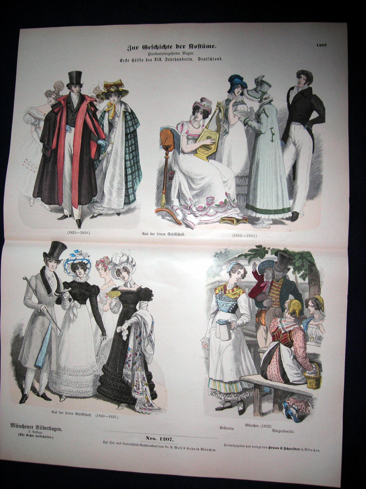 Early 1800s Germany Upper Class Dress & Waitress -1880 Costumes ...