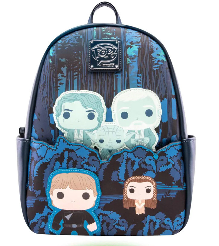 Loungefly Pop Star Wars Luke Leia Force Ghosts Glow In The Dark Mini ...