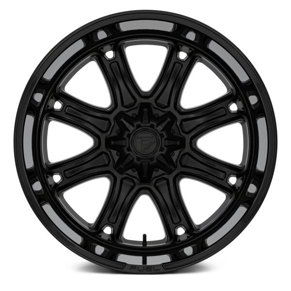 FUEL DARKSTAR BLACKOUT WHEELS RIMS 33 12.50 20 TIRES MT F-150 GRIPPER ...
