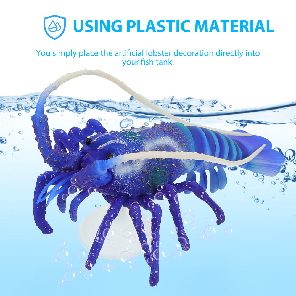 Plastic Fish Tank Aquascaping Child Artificial Lobster Figure | eBay