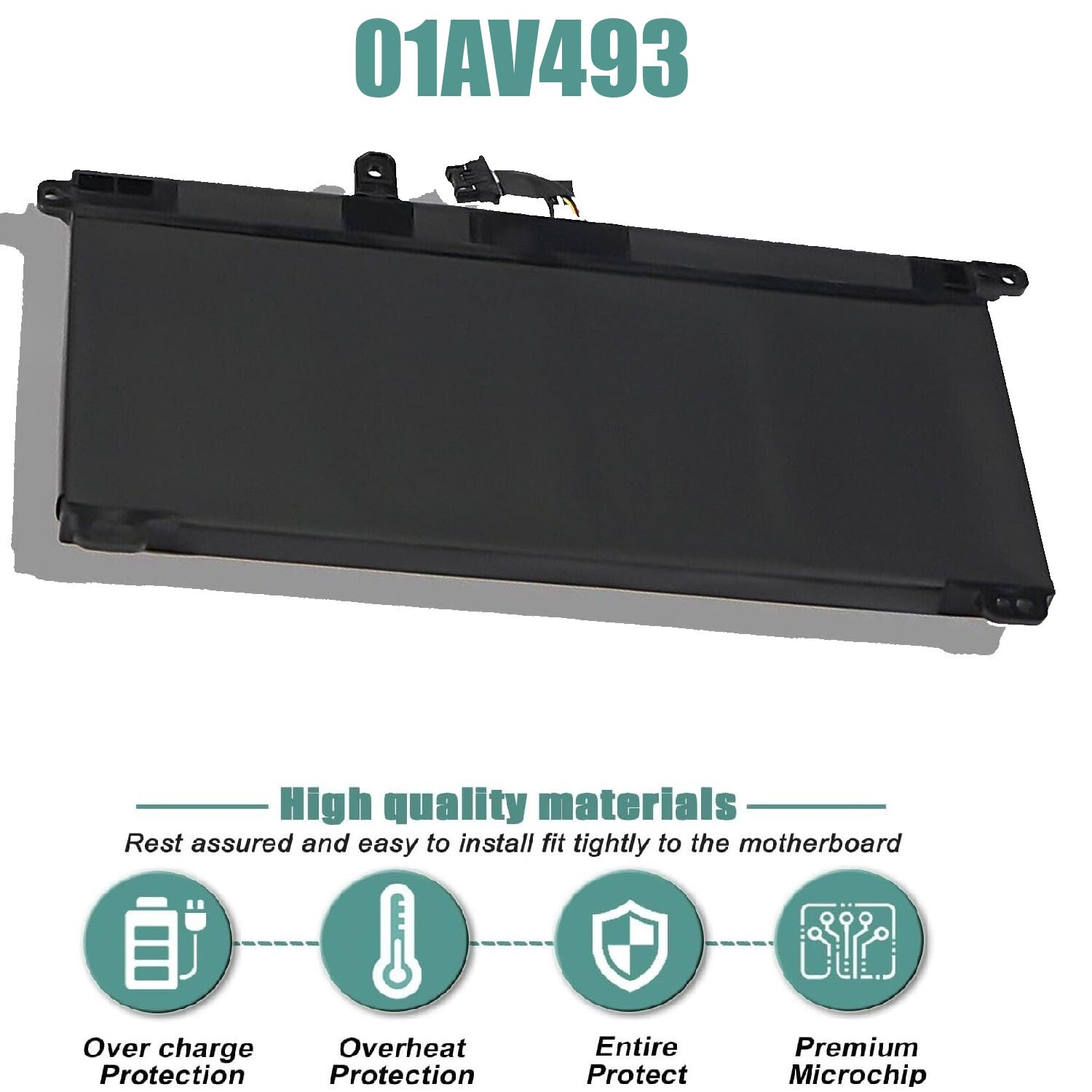 01AV493 00UR891 Internal Battery for Lenovo ThinkPad T570 T580 P51S ...