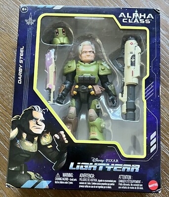 Lightyear Darby Steel Alpha Class Disney Pixar Figure Toy By Mattel NEW ...