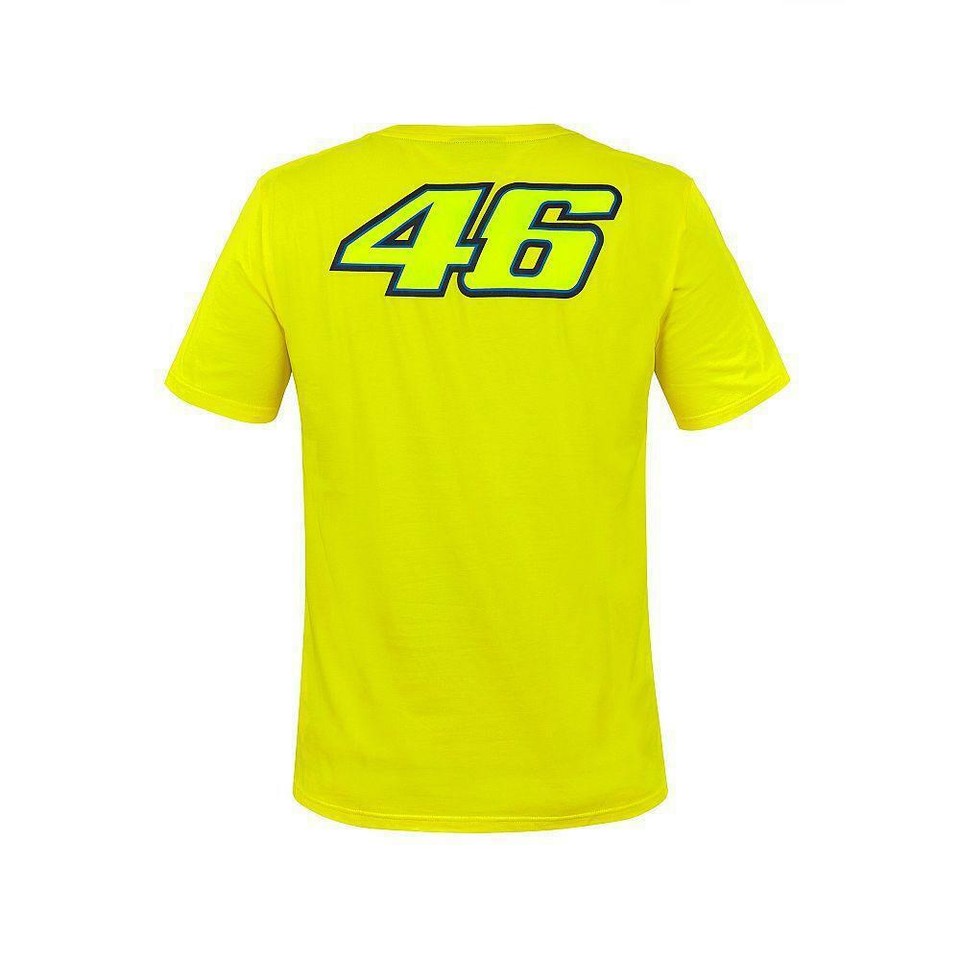 Valentino Rossi Yellow Cupolino T-Shirt VR46 MotoGP Limited Valentino ...