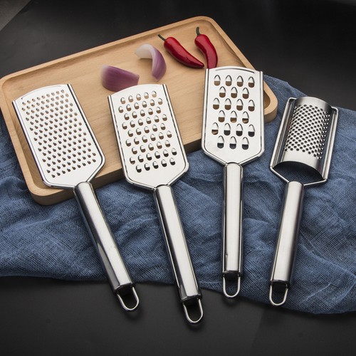 Stainless Steel Kitchen Grater Handheld Slicer Cheese Fruit Vegetable ...