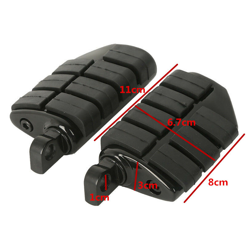 Set Highway Foot Pegs Pedals Crash Bar Clamps for Suzuki Boulevard C50 ...