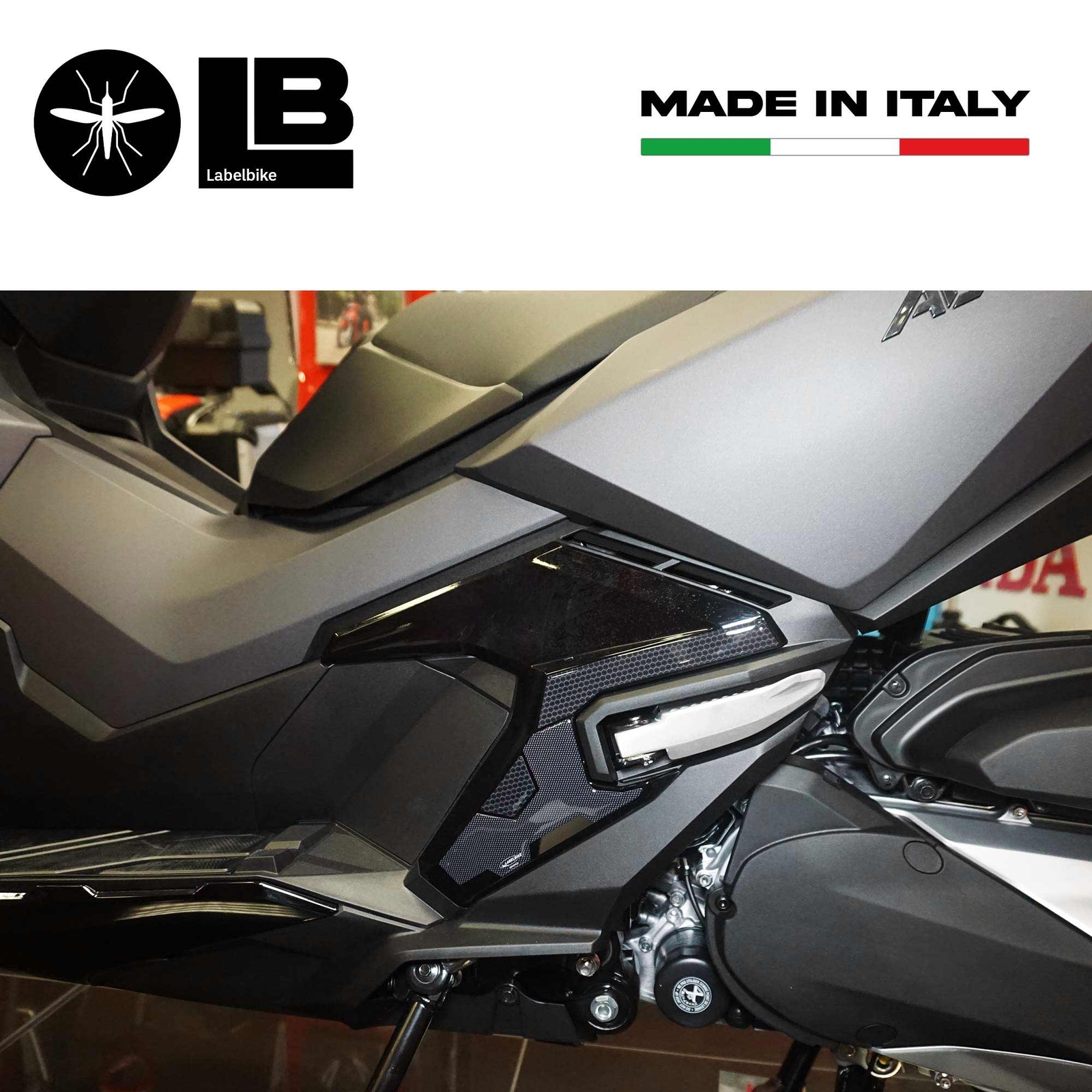 Stickers 3D Guards Floorboards Footrest Compatible With Honda ADV350 ...