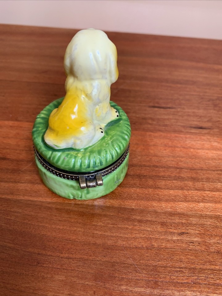 Greenbrier International Golden Retriever Dog Trinket Box Cocker ...