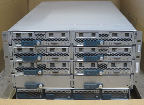 Cisco UCS 5108 8 Slot Blade Chassis 6x B200-M3 10x E5-2650v2 2x E5 ...