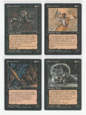 Armor Thrull X4 Fallen Empires X4 NrMint MTG - Aliz | eBay