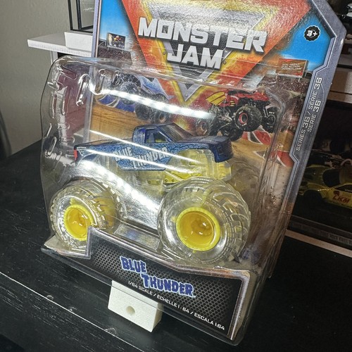 Monster Jam 2024 1:64 Series 36 - BLUE THUNDER Ghost Crew - CHASE | eBay