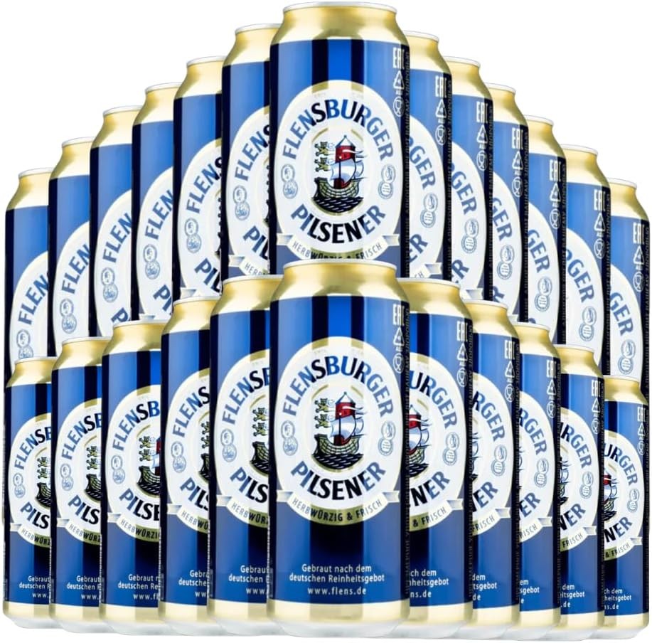 Flensburger Pilsener German Pils 4.8% ABV case of 24 x 500ml cans | eBay UK