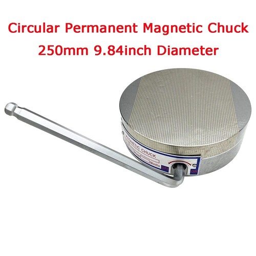 Circular Permanent Magnetic Chuck 250mm 9.84inch Diameter Fine Pole ...