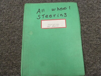 Clark Michigan 35 AWS All Wheel Steering Wheel Loader Parts Catalog ...