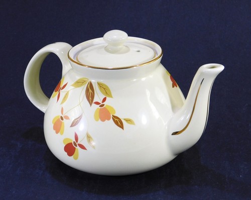 NALCC JEWEL TEA AUTUMN LEAF HALL CHINA NEW YORK TEAPOT/536 MADE/1984 ...