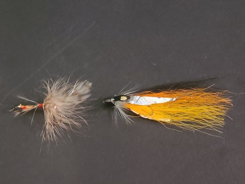 (LOT OF 2) Homemade Fly Fishing Flies Lures | eBay