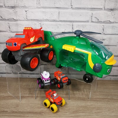 Blaze And The Monster Machines Copter Swoops Transforming Jet Blaze ...