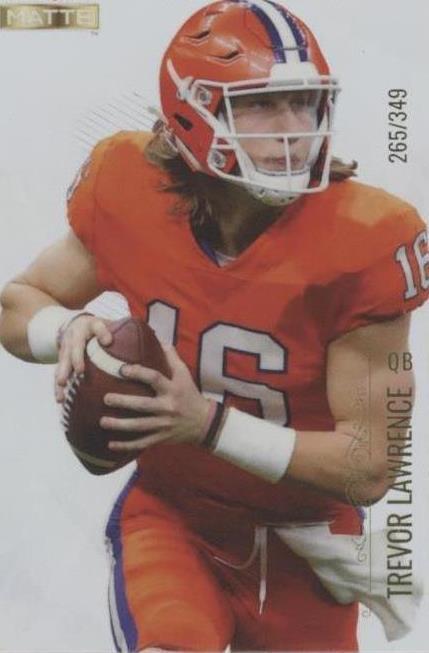 2021 Wild Card MATTE - Trevor Lawrence #MBC-1 /349 (RC) for sale online ...