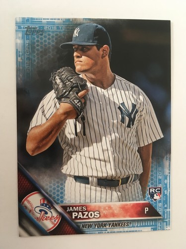 2016 Topps Mini - James Pazos #365 Blue /10 (RC) for sale online | eBay
