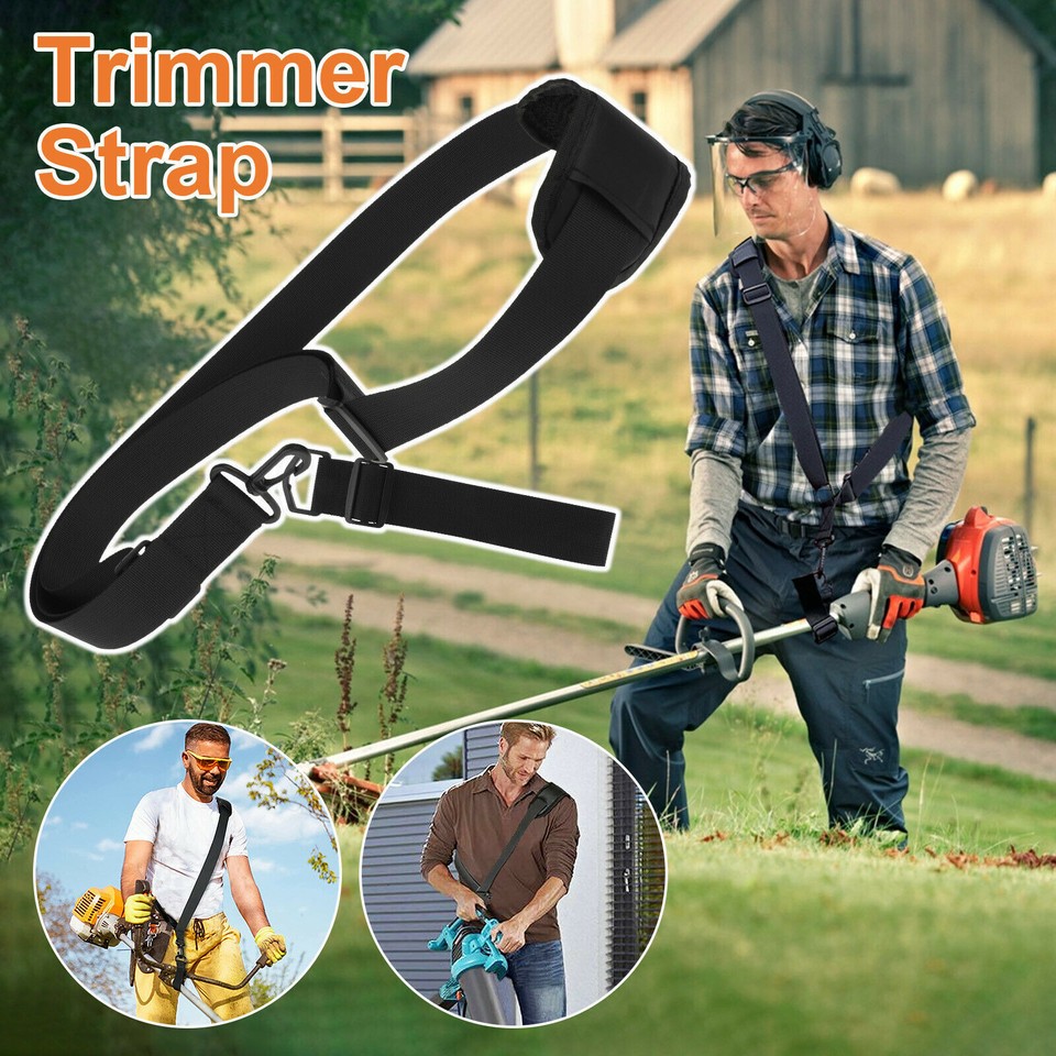2PCS Adjustable Shoulder Strap Harness for Trimmer Lawn Weed Eater ...