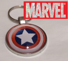 Marvel Avengers Captain America Shield Alloy Key Chains Keychain Keyfob ...