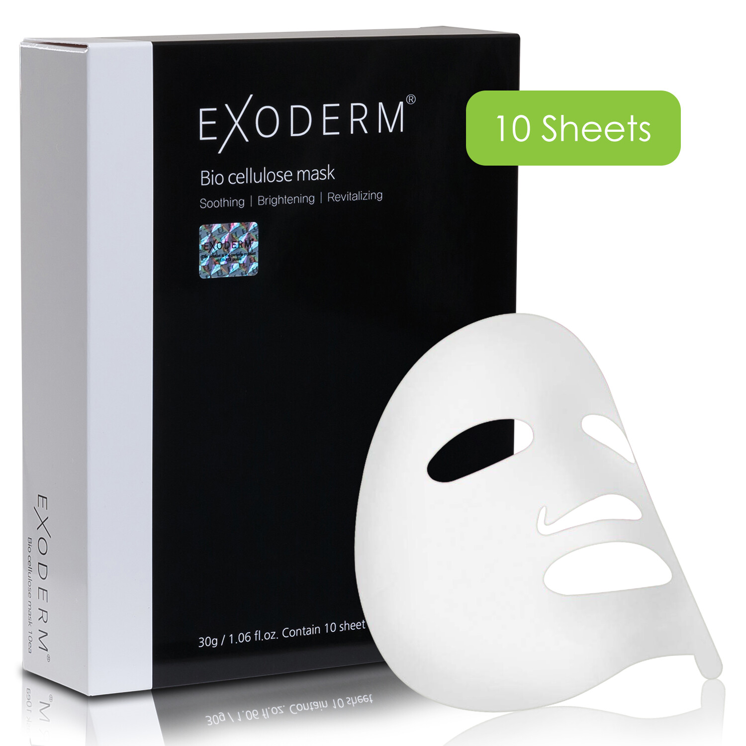 EXODERM Bio Cellulose Face Mask (5/10 Sheets) K-Beauty Anti-Aging ...