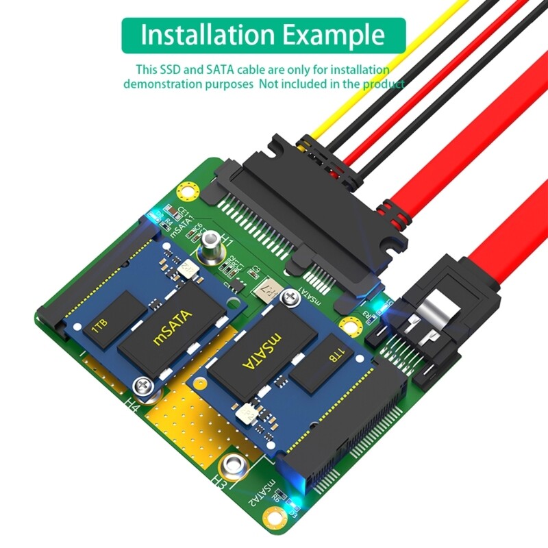 Msata to Duals Hard Drive Converters,Support Msata SSD Adapters | eBay ...