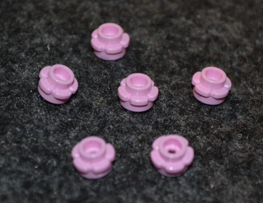 (6) 1x1 Pink Flower Peg Top w/ 5 Petals Brick Bricks ~ New Lego Parts ...
