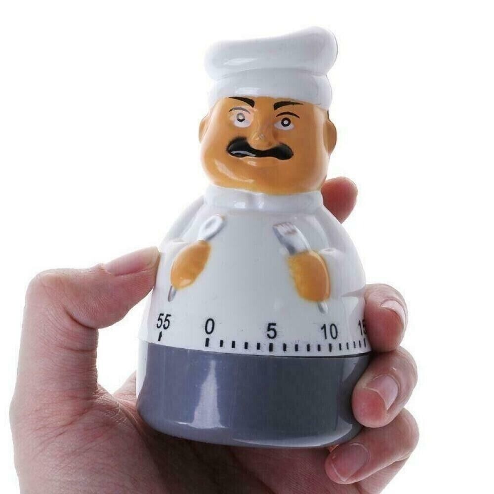 Kitchen Timer Restaurant Chef 60 Minuets Novelty Cooking Timer ...