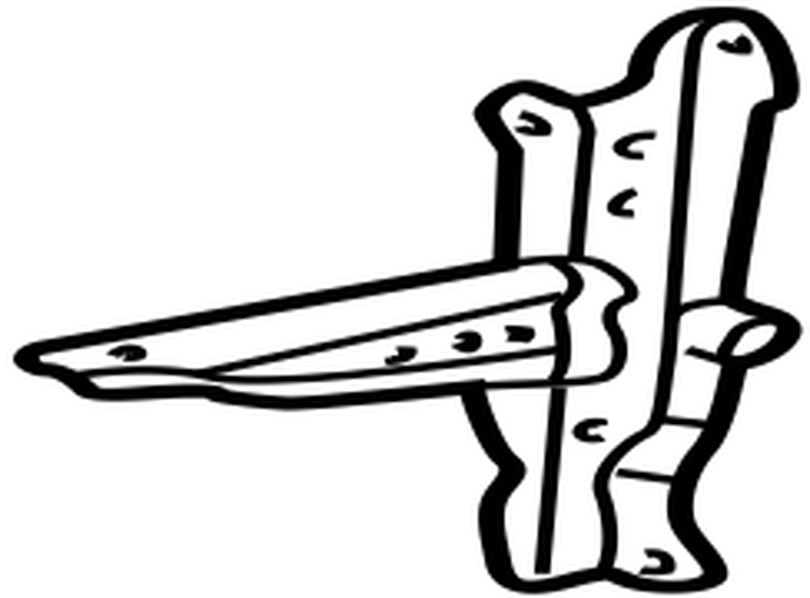 53209-35010 Toyota Brace, hood lock support 5320935010, New Genuine OEM ...