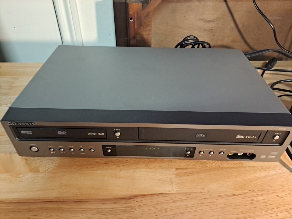 Go Video DV2130 VCR DVD Combo Player Recorder Hi-Fi with Remote In ...